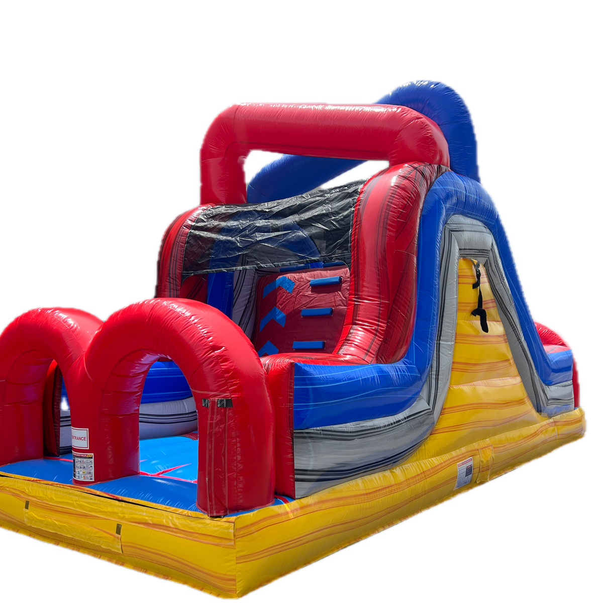 25 Warped Wall Obstacle Course, Commercial Inflatable Obstacle Course ...