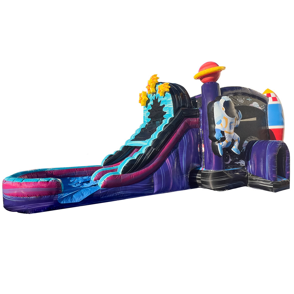 5in1 Galaxy Voyager Bounce and Slide Combo Dual Lane Wet or Dry ...