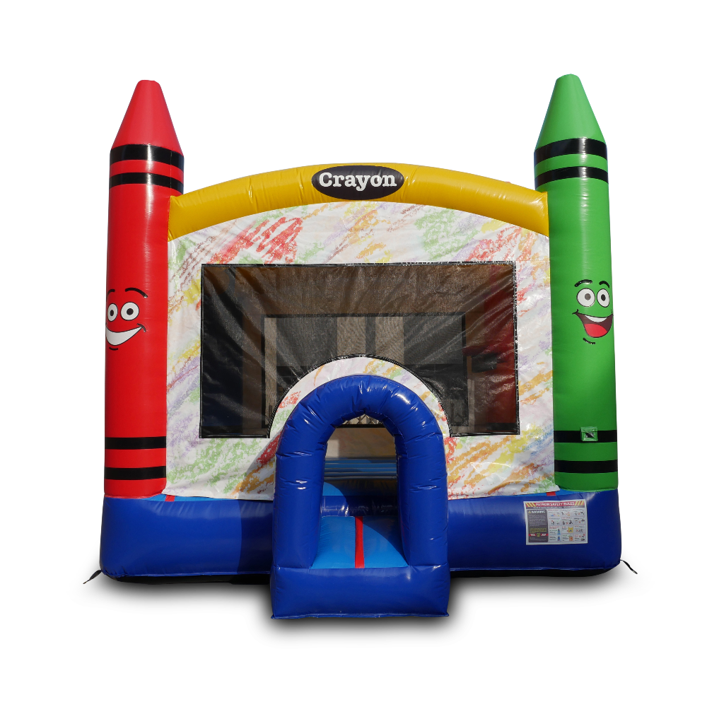 Crayon Bounce House 15 | HullaBalloo Sales
