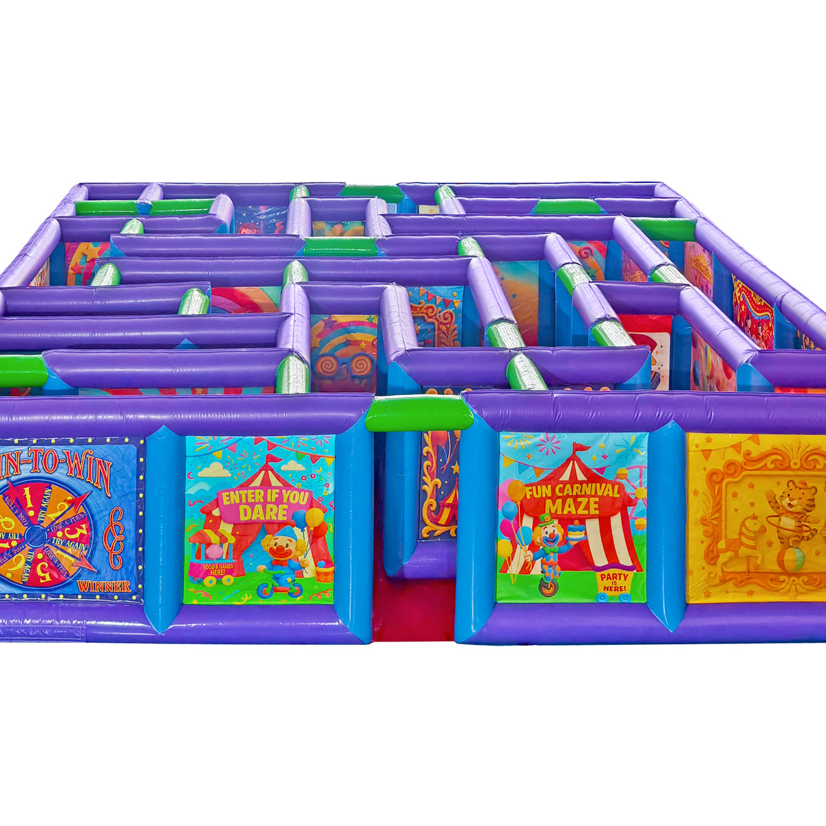 Fun Carnival Maze for Sale, Commercial Inflatable Maze | HullaBalloo Sales