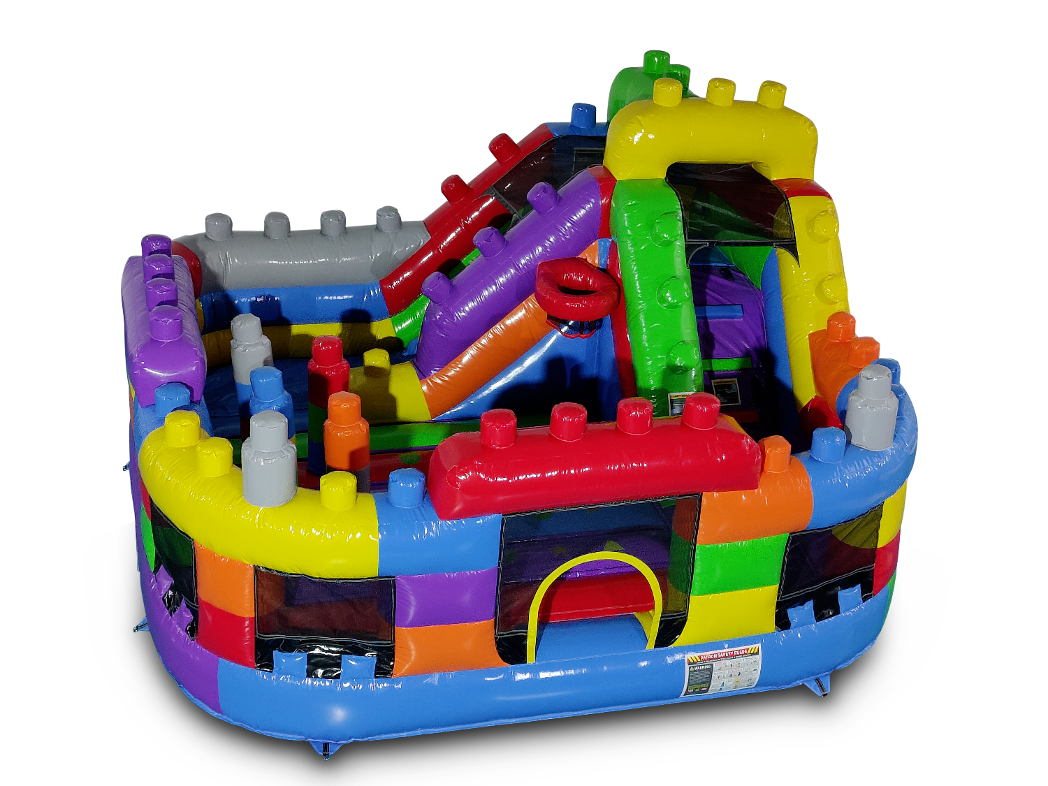 Blocks Playground Bounce and Slide Combo | HullaBalloo Sales